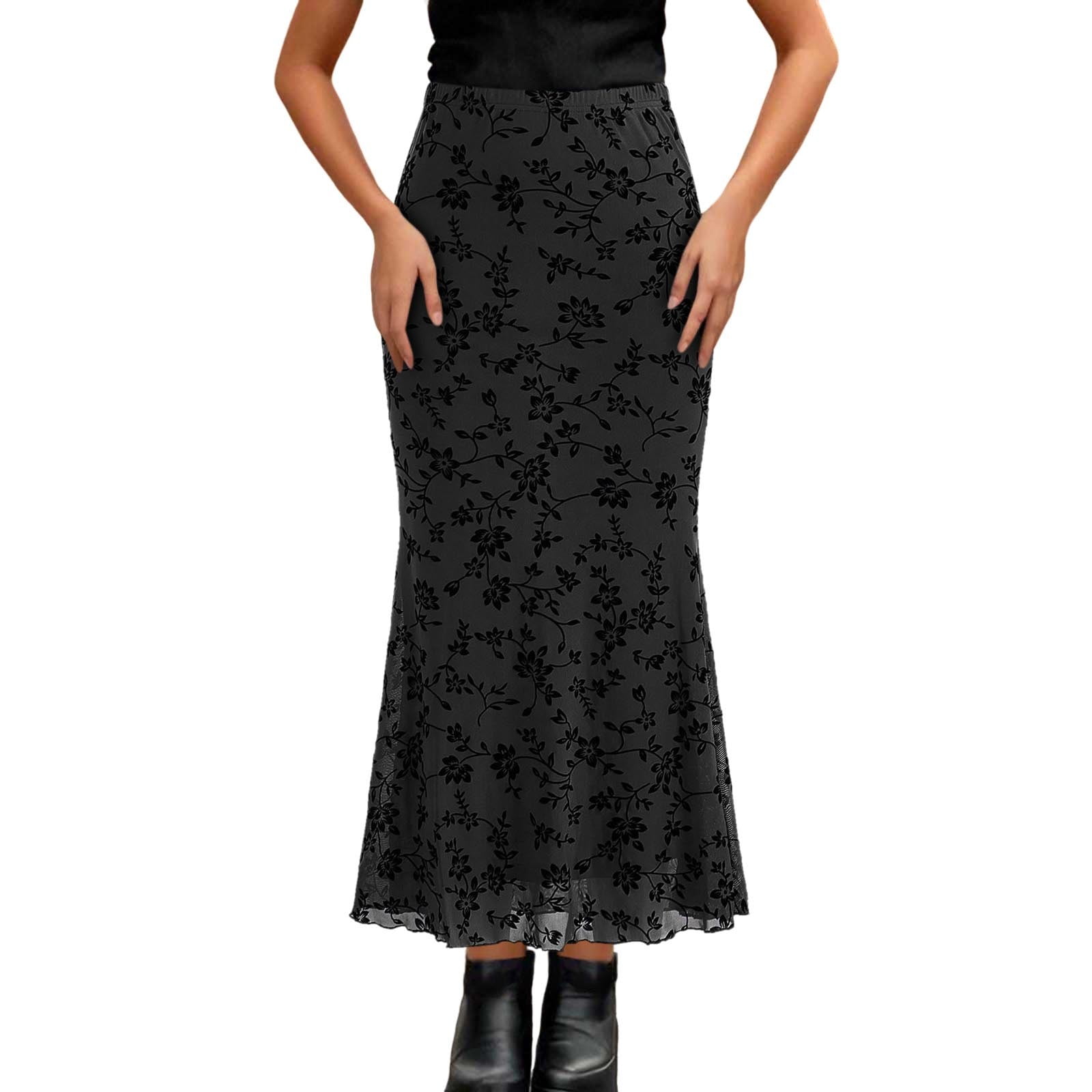 Click here for Bmisegm Women Ditsy Floral Bohemia Mesh Skirts For... prices