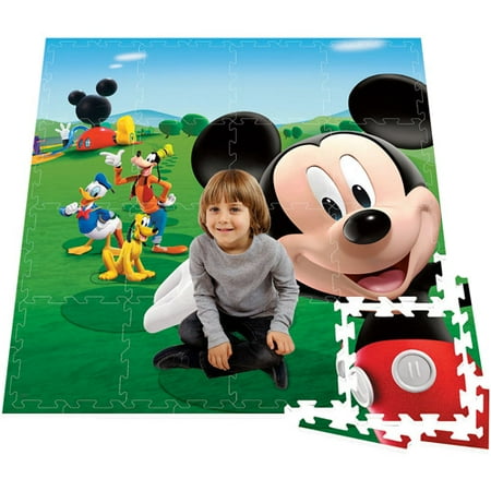 Disney Mickey Mouse 4' x 4' Interactive Floor Mat - Walmart.com
