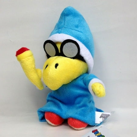 Blue Super Mario Bros Plush Doll Soft Toy Gift- Kamek Magikoopa ...