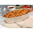 VeZee 5Lb. Aluminum Disposable Oval Loaf Pan - Heavy-Duty Eco-Friendly ...