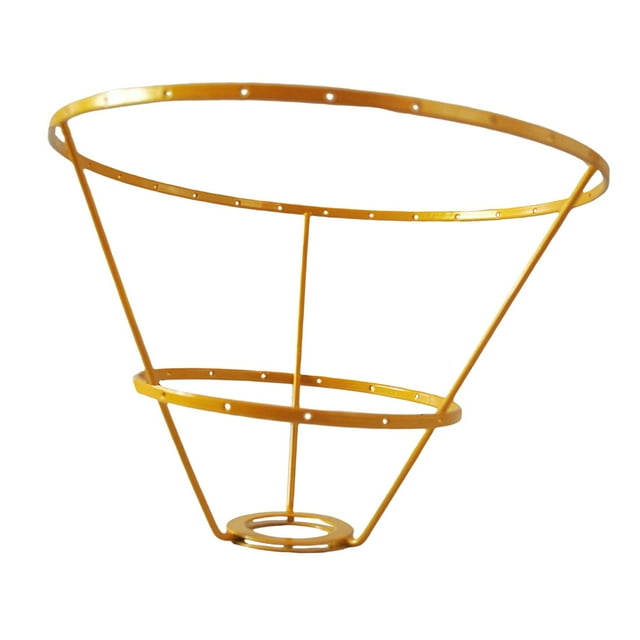 Iron Lamp Shade Frame , Desk Light Stand Holder DIY Practical Support ...