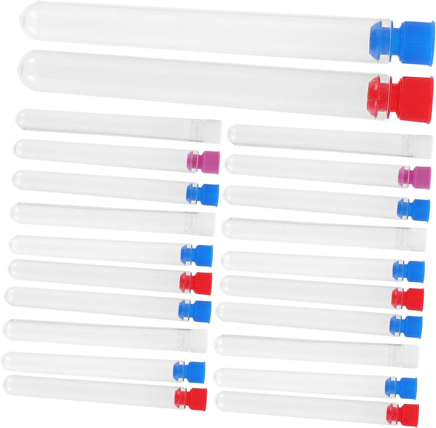 40pcs Hand Sewing Needle Storage Bottle Clear Plastic Container Plastic ...