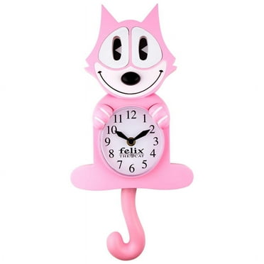 Kit-Cat Classic Black Vintage Cat Clock with Moving Eyes - Walmart.com