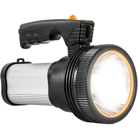 Super Bright Rechargeable Flashlight Handheld Boat Spotlight Heavy Duty ...