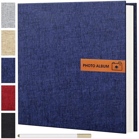 Photo Album Self Adhesive 60 Pages DIY Scrapbook Photo Albums with ...