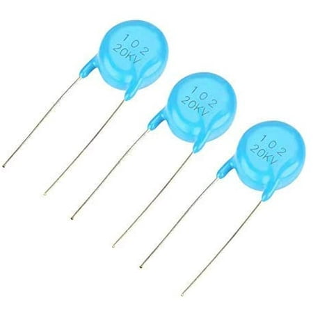 20Pcs Ceramic Capacitor 1nF 0.001uF 1000pF High Voltage Dip Ceramic ...