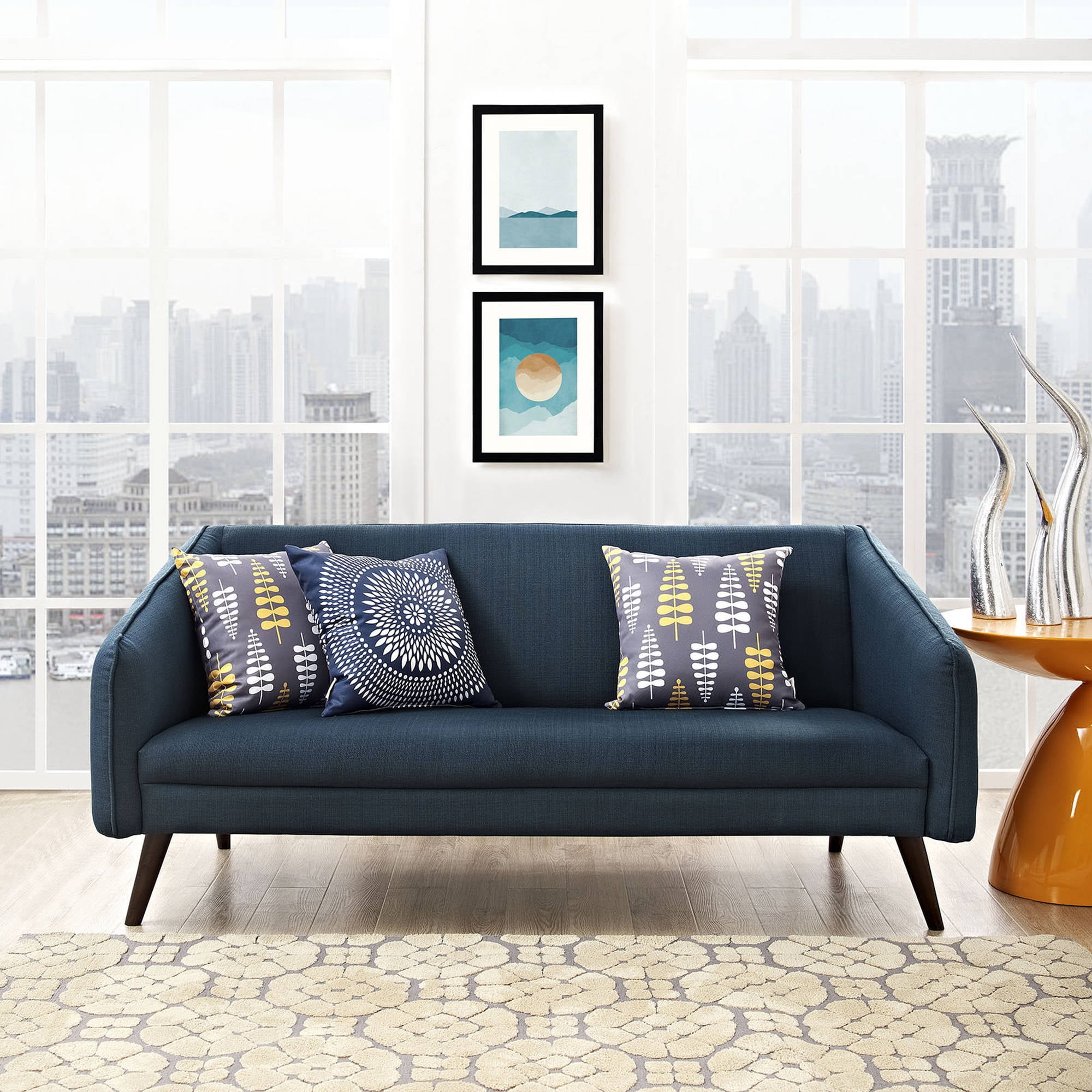 Modway Slide Contemporary Upholstered Sofa, Multiple Colors - Walmart.com