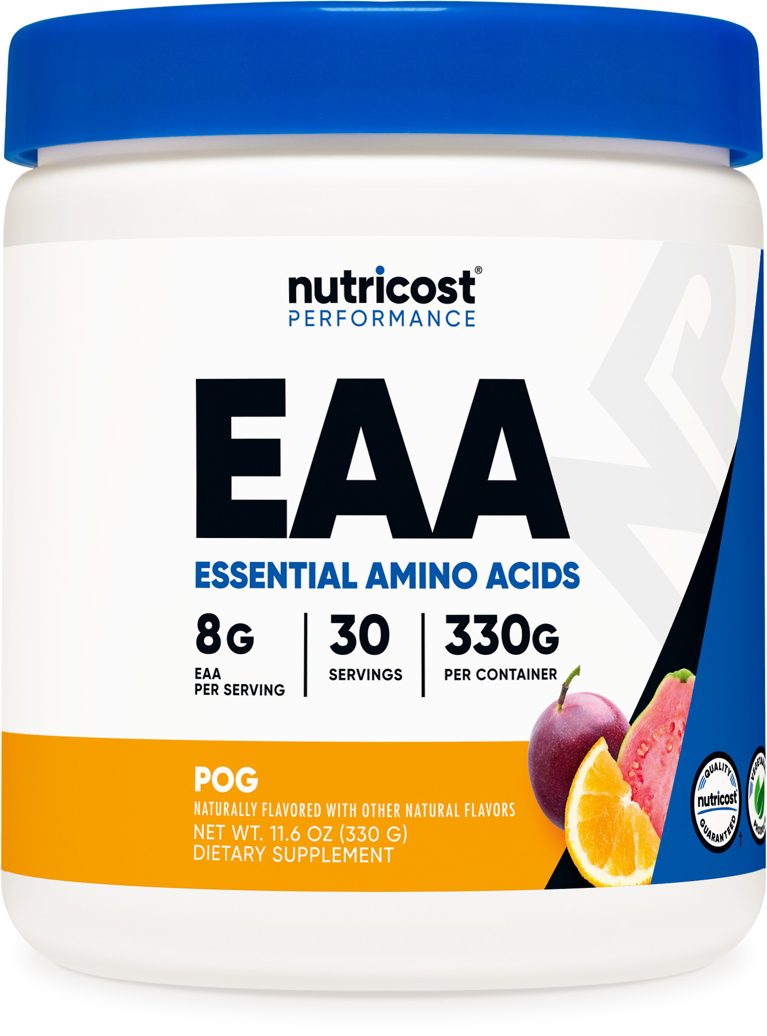 Nutricost EAA Supplement Powder 30 Servings - Passion Fruit, Orange ...
