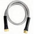 2X Short Garden Hose 3ft X 5/8 Inch, for Hose Reel Faucet,Stainless ...