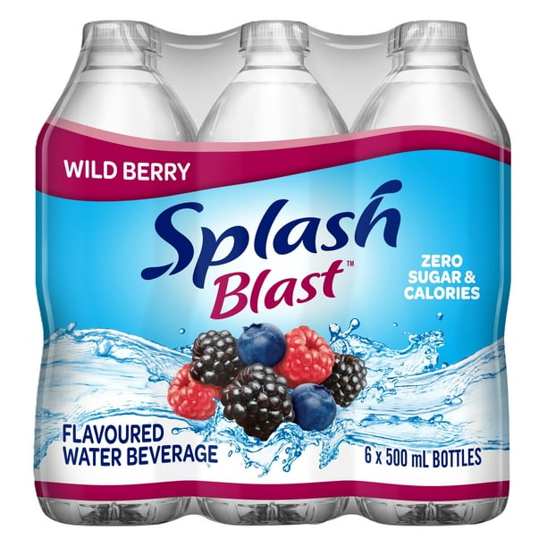 Splash Blast Wild Berry 6x500ml, 6x500ml - Walmart.ca