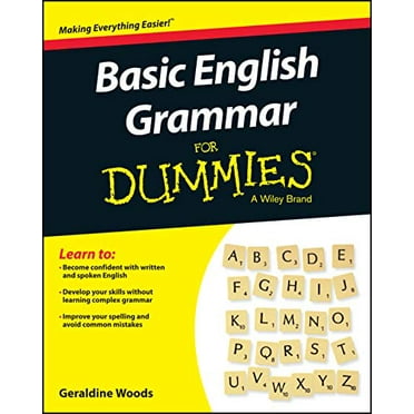 Basic English Grammar for Dummies - Us (Paperback) - Walmart.com