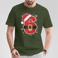 Number 67 Matching Six Seven 6 7 Meme Santa Hat Christmas TShirt ...