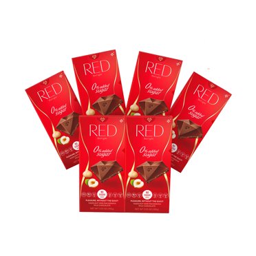 RED Chocolate 6 Bar Variety Pack - Milk, Dark, Extra Dark, White ...