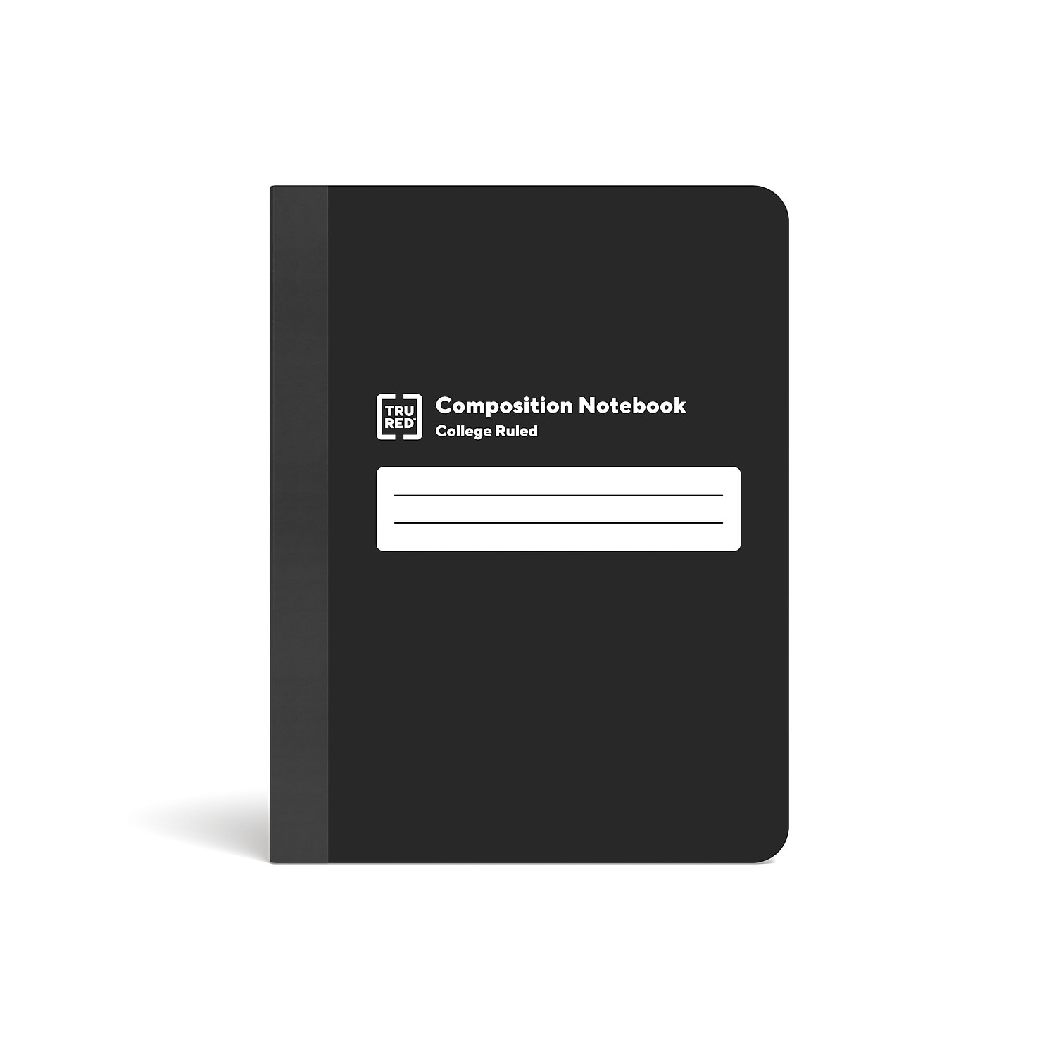 Staples Composition Notebook 9.75" x 7.5" College Ruled 70 Sh. Black ...