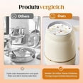 2026 Upgraded 900ml Portable Electric Cooking Mug with Ceramic Liner ...