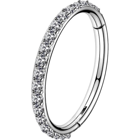 SHAR 12mm-Piercing Navel Hoop Surgical Steel Silver Piercing Navel Hoop ...