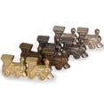 Mexican Train Domino Set: Double 12 Pips/Dots, Wooden Hub, Die Cast ...
