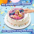 7.5x Inch Edible Cake Toppers –Fashion Doll Girl Pink Themed Birthday ...