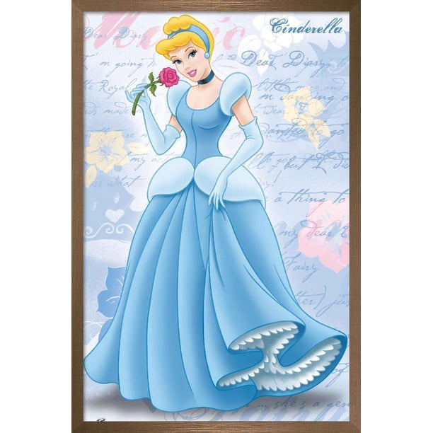 Disney Cinderella - Dazzling Wall Poster, 22.375" x 34", Framed ...