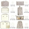 8 Set Packing Cubes for Suitcases, Packing Cube with Shoe, , Clothing ...