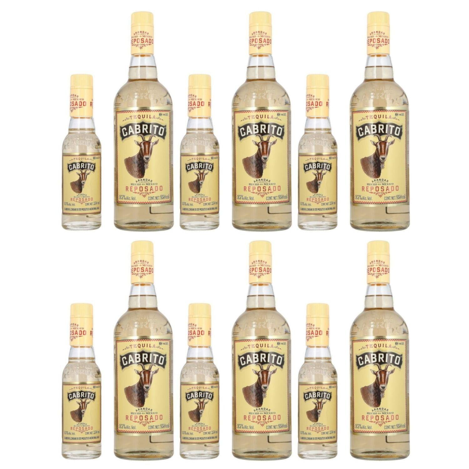 Pack de 6 Tequila Cabrito Reposado de 950 ml + mini 250 ml | Walmart en ...