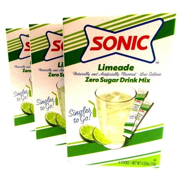 3x Packs Sonic Singles To Go Strawberry Lemonade Drink Mix 6 Packets ...