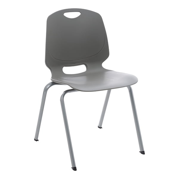 Academic Stack Chair -Graphite - Walmart.com