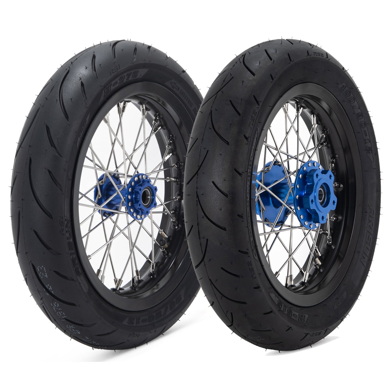 12" x 2.15" Spoked Wheels Rims Hub Inner Tubes For Surron Light Bee ...