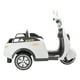 Montable Electrico Denco Toys E-Bike Plus Asiento Doble Amplio Plateado ...