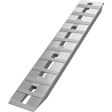 12 x 78 in. Aluminum Ramp with Treads 1250 Lb Capacity, Silver - Pack ...