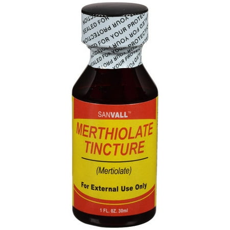 Sanvall Merthiolate Tincture, 1 fl oz - Walmart.com