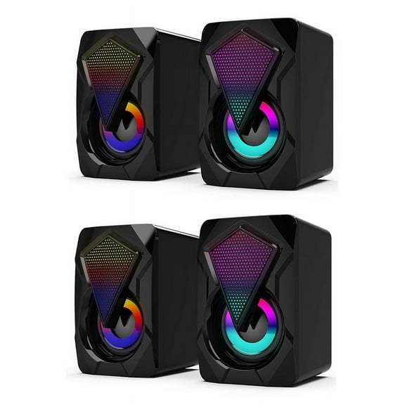Xtreme Multicolor LED Gaming Speakers, Quality Sound/Unique Colors ...