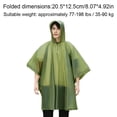 AGIUFGS Eva Rain Poncho, Festive Holiday Designs, for Camping and ...