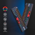 60 Percent Gaming Keyboard 61 Mechanical Keyboard Rainbow Backlit ...