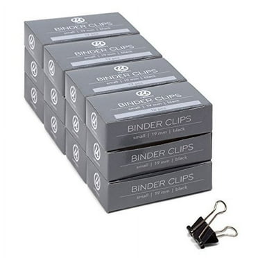 U Brands Binder Clips, Assorted Sizes, Silver Steel, 30-Count - Walmart.com