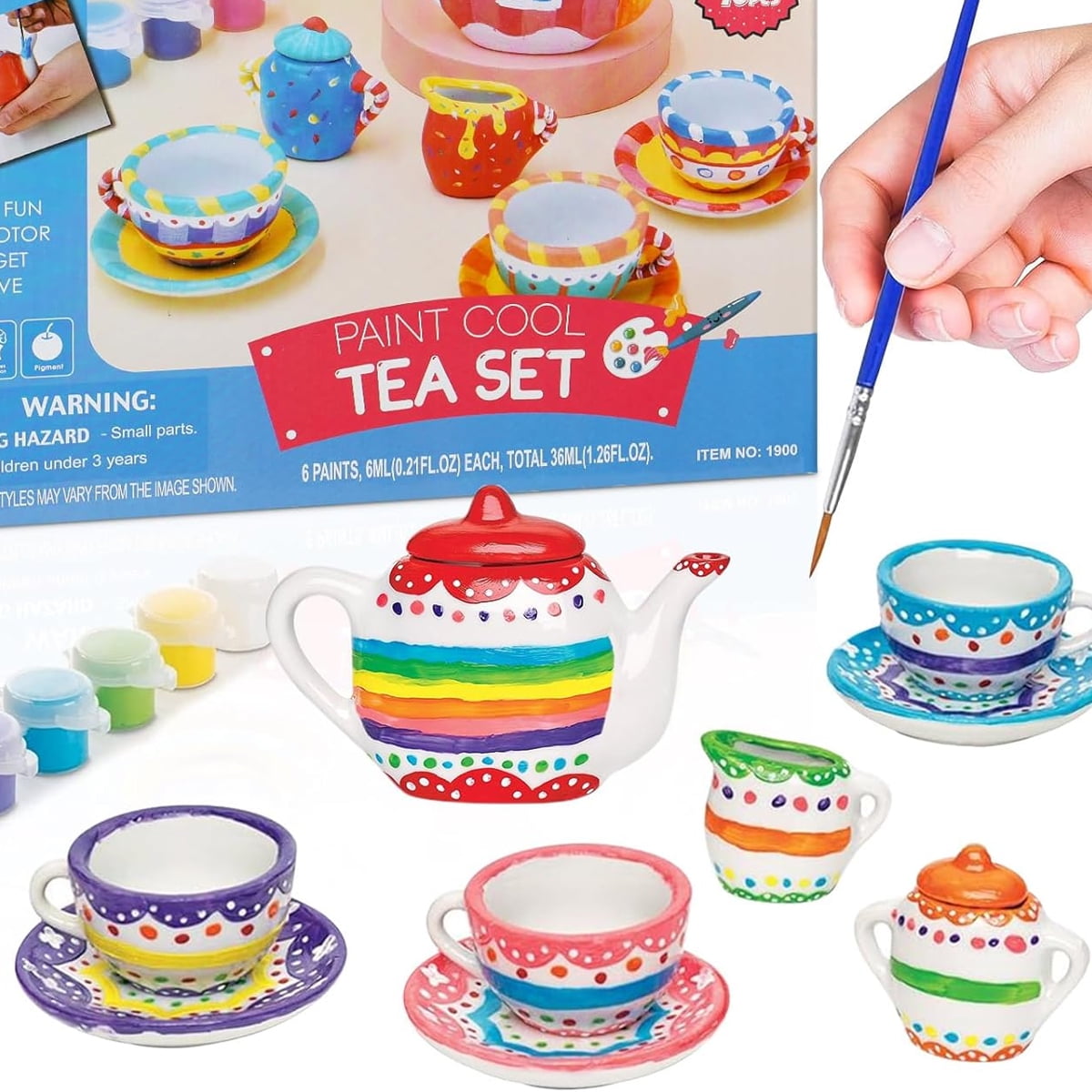 Click here for Unbranded Pullcrease 45-Piece Diy Porcelain Tea Se... prices