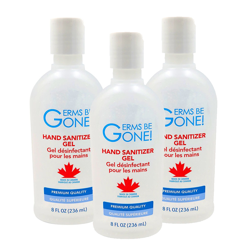 Germs Be Gone Hand Sanitizer Gel, 236ml (Pack of 3) | Walmart Canada