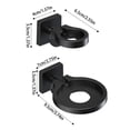 3-in-1 Charging Stand for Watch Phone Earbuds, Wall Mount ABS Organizer ...