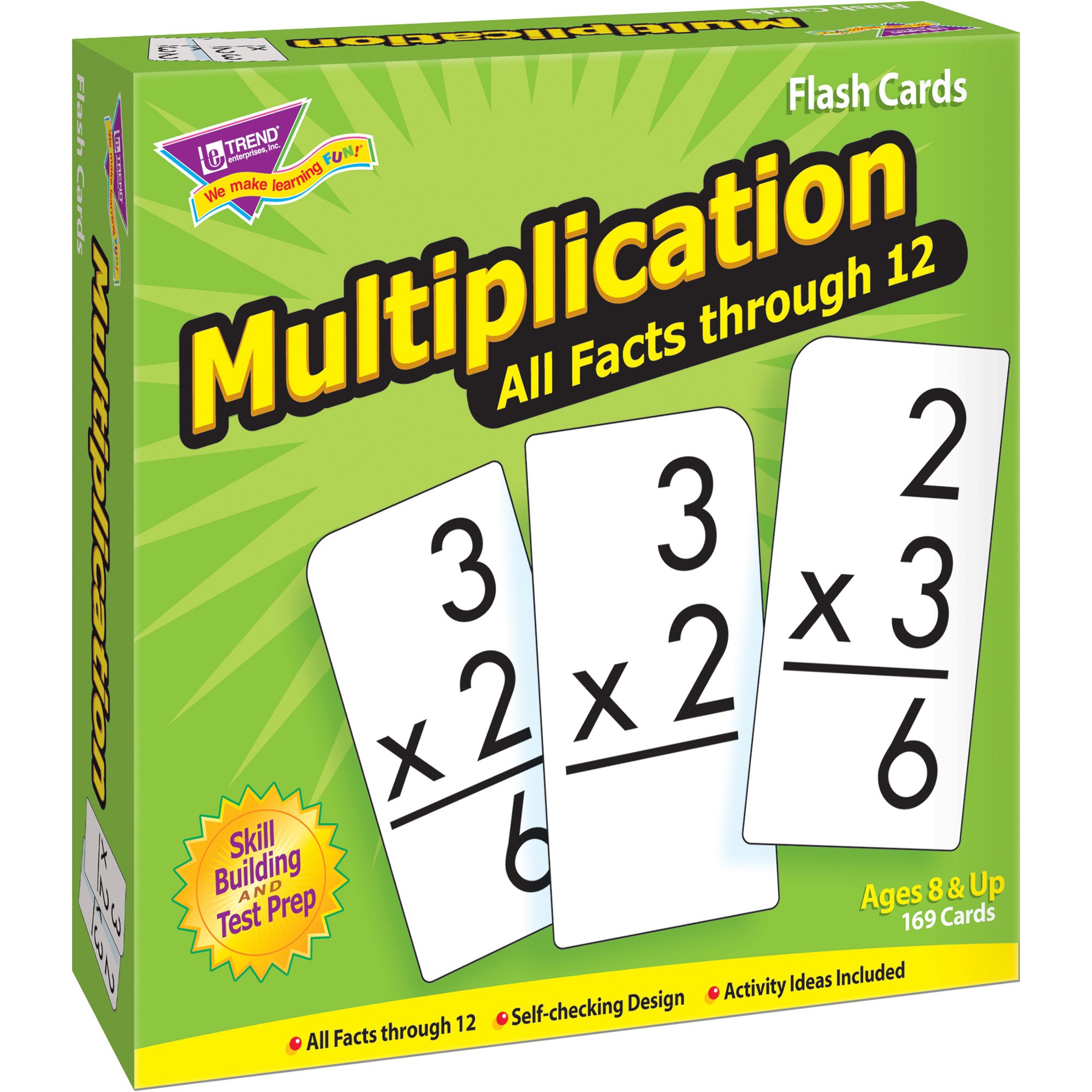 Trend TEP53203 Multiplication All Facts Through 12 Flash Cards 169 Trend TEP53203 Multiplication All Facts Through 12 Flash Cards 169