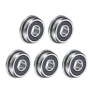 F692ZZ Flange Ball Bearing 2x6x3mm Double Metal Shielded (GCr15) Chrome ...