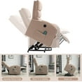 AVAWING Power Lift Chair for Elderly, Heated Massage, Remote Control ...
