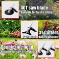 58CC 4-in-1 Gas Weed Eater, Detachable Heads, Straight Shaft Trimmer ...