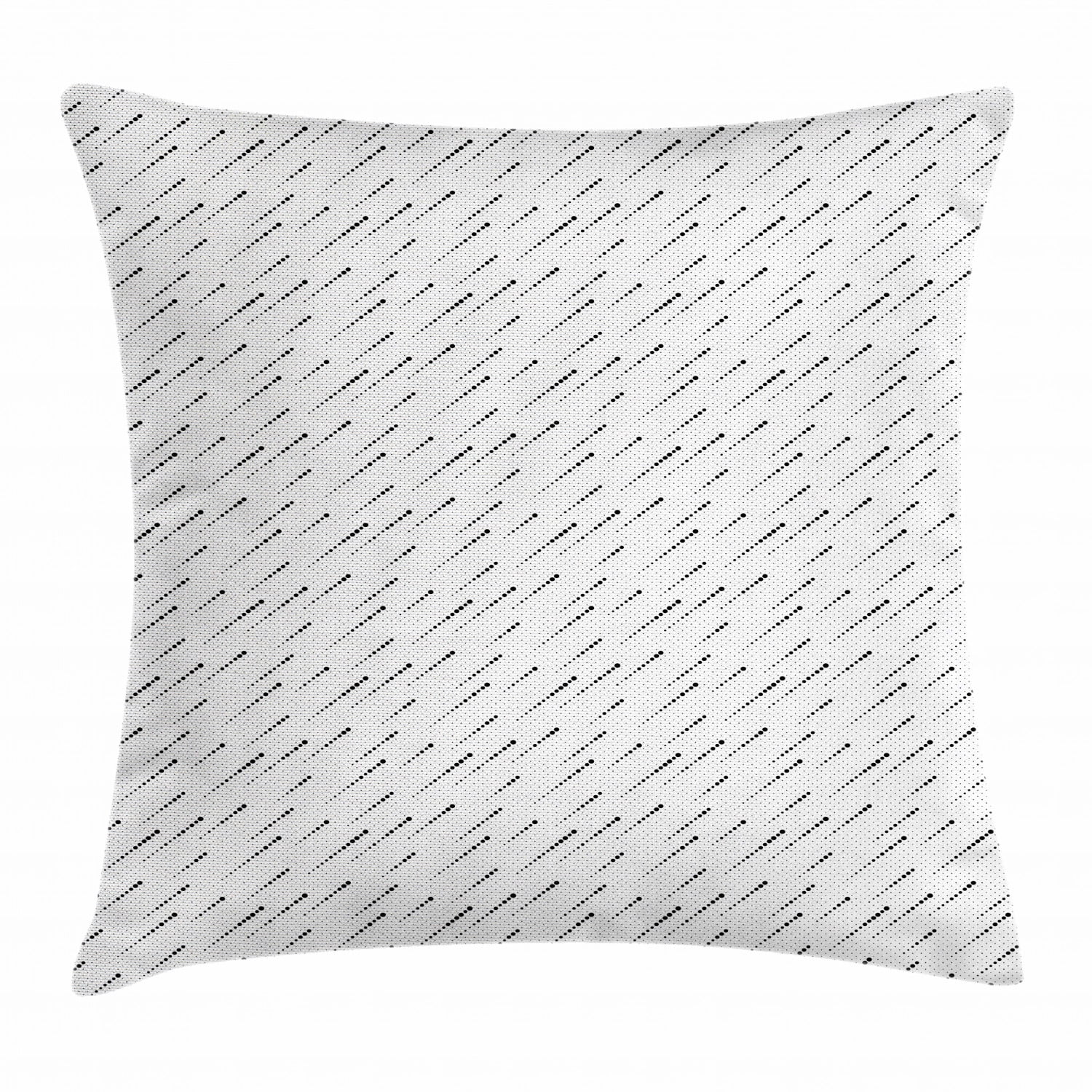Geometric Throw Pillow Cushion Cover, Futuristic Pattern Diagonal ...