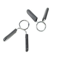 Titan Fitness 2 Pack Olympic Barbell Spring Clips, 50mm Diameter ...