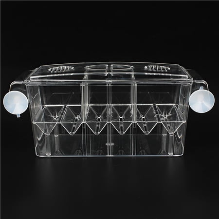 Acrylic Fish Breeding Box Tank Transparent Hatchery Functional ...