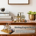 Agiufgs Stirling Engine Model Zinc, Generates Electricity and Lights Up ...