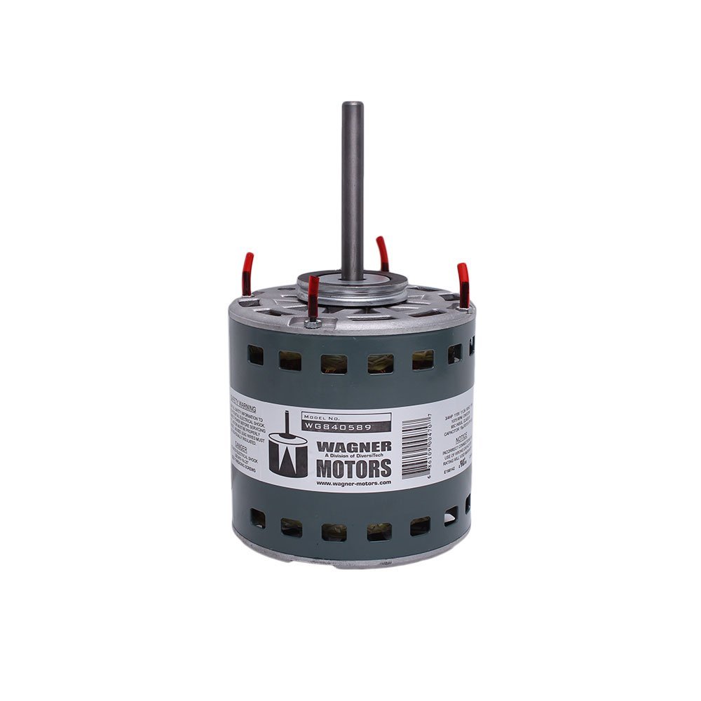 Diversitech WG840589 Direct Drive Furnace Blower Motor, 3/4HP, 1075/3 ...