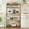 BISHE 5-Tier Kitchen Storage Shelving Unit, 15.7"x39.4"x66.5" Metal ...
