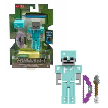 Minecraft Hostile Wolf Action Figure & Accessory with Portal Piece, 3. ...