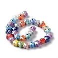 1Strand Handmade Porcelain Ceramic Beads Strands Famille Rose Style ...